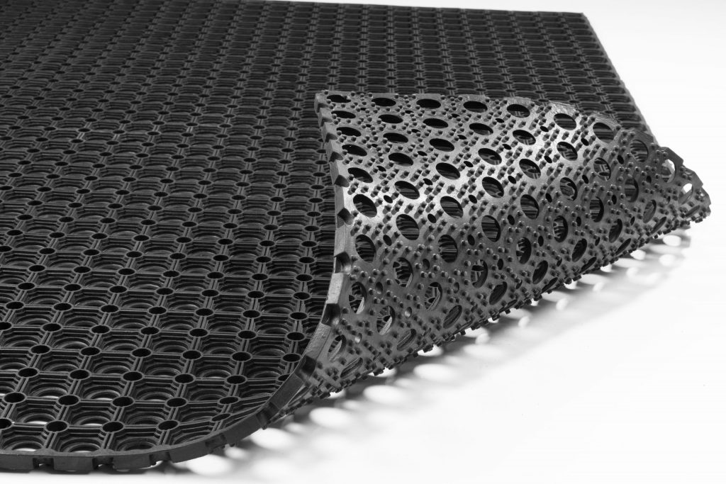 Ringmat open – standaard (R1) 100x150x1,6cm - Rubberindustrie